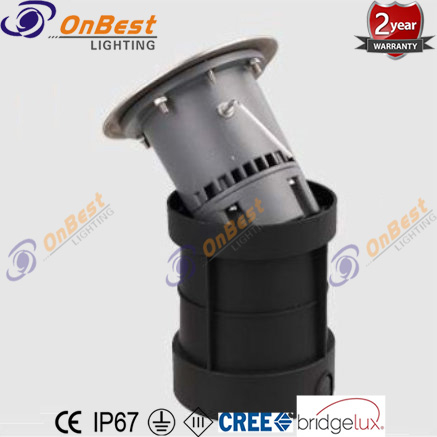 7w COB LED Adjustable Exterior Recessed Ground Light,IP67 Led Ground ...