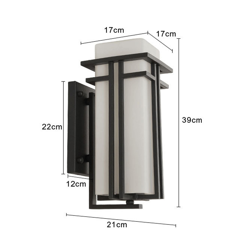 Rural Style Led Boundary Wall Light 9w Courtyard Led Light,9w Outdoorl ...