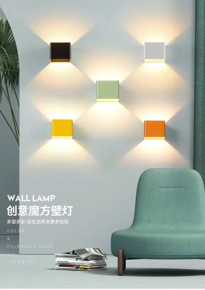 6w Led Adjustable Cubic Wall Light,Rotable LED Wall Light,Adjustable ...